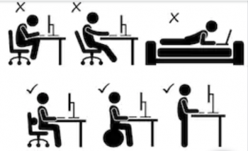 Postura correcta para trabajar en la computadora | New Rehabilitation